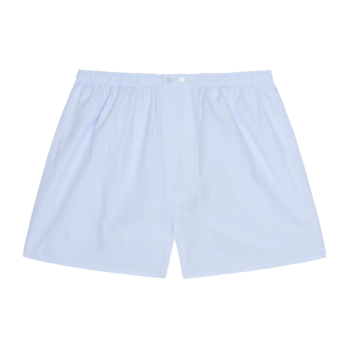 Men's Jacquard Cotton Boxer Shorts - Blue – Bonsoir of London