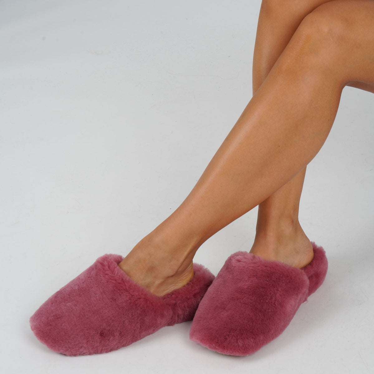 Women's Alice Sheepskin Slippers - Pink – Bonsoir of London