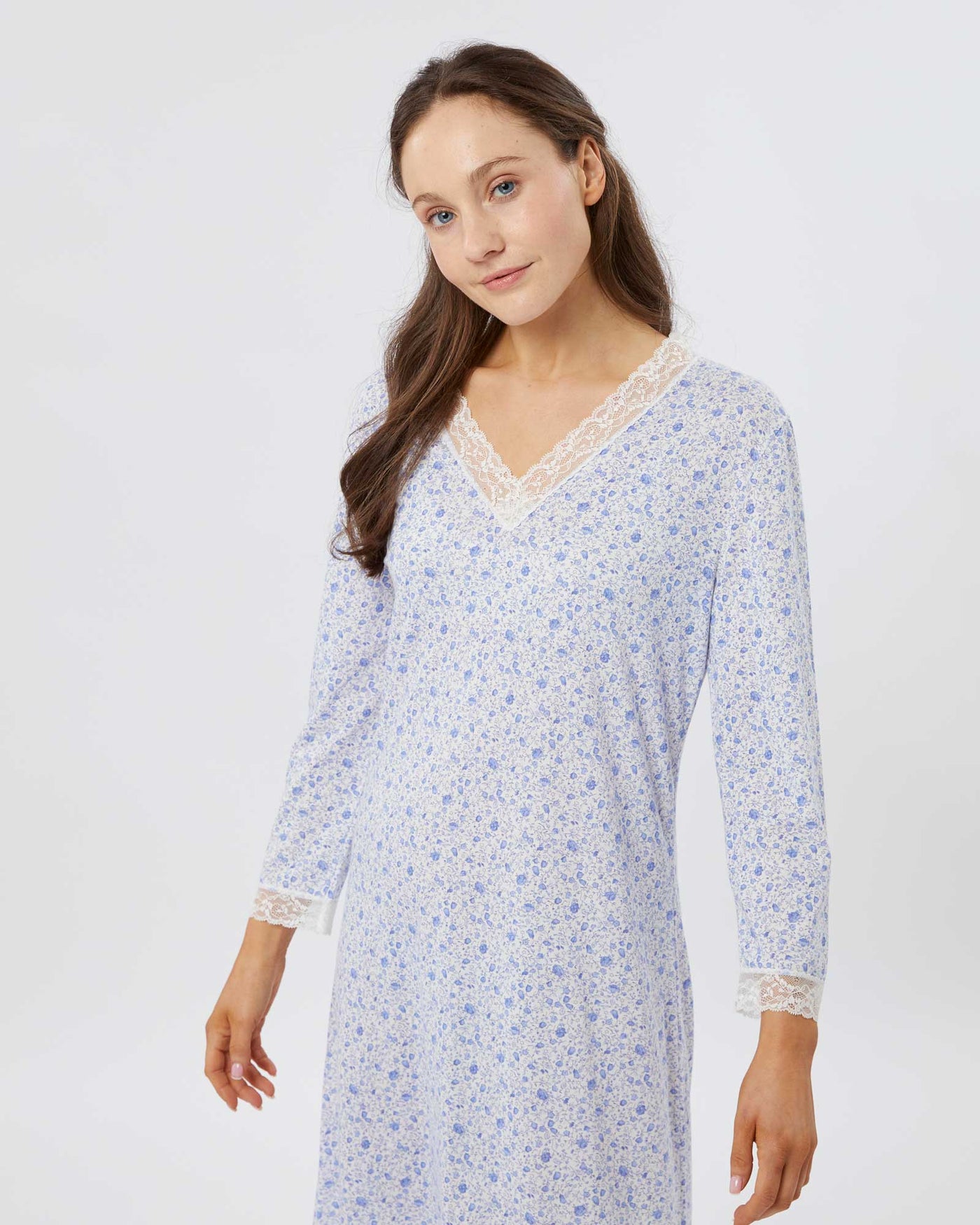 Women's Ella Midnight Nightdress | Bonsoir of London