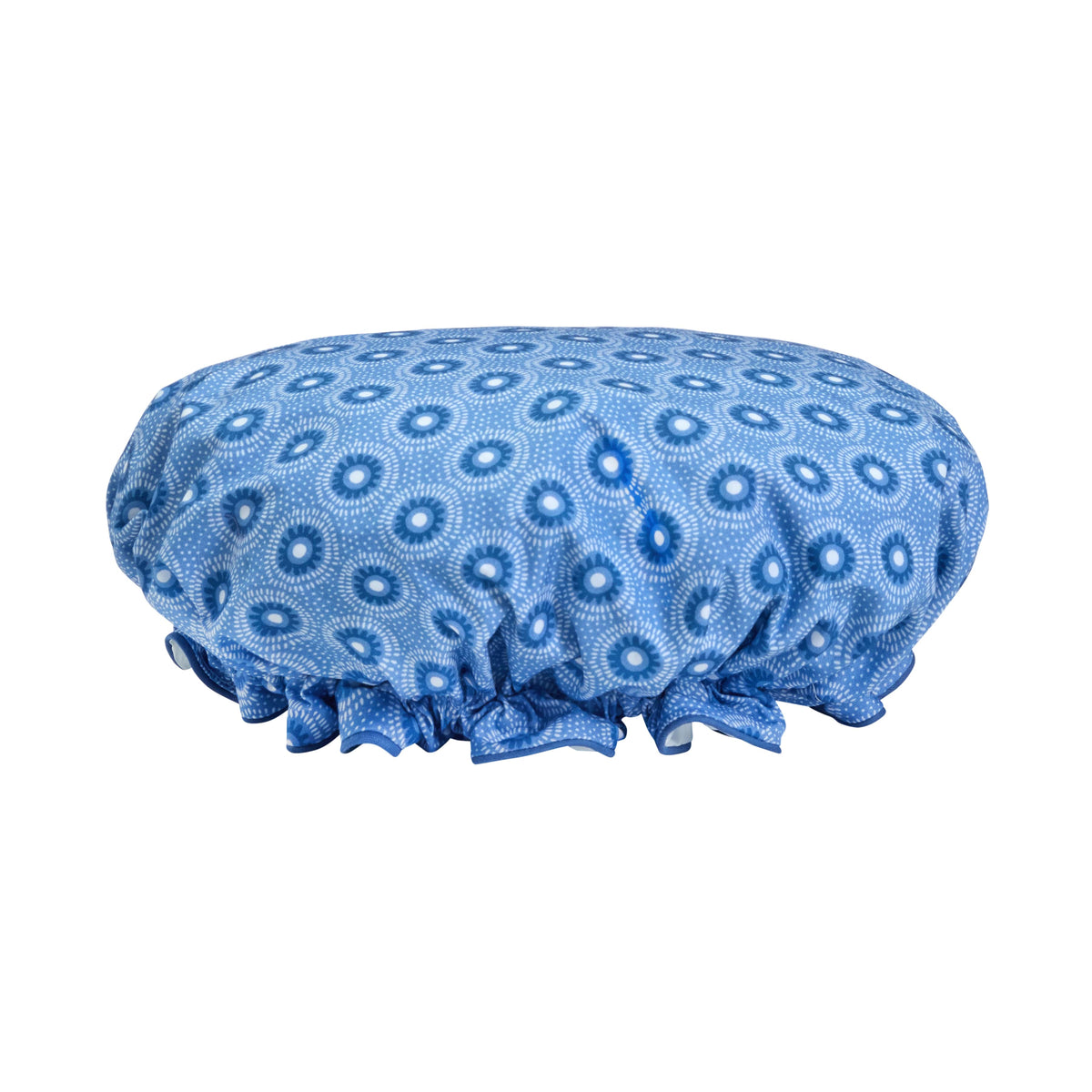Shower Cap - Blue Motif – Bonsoir of London